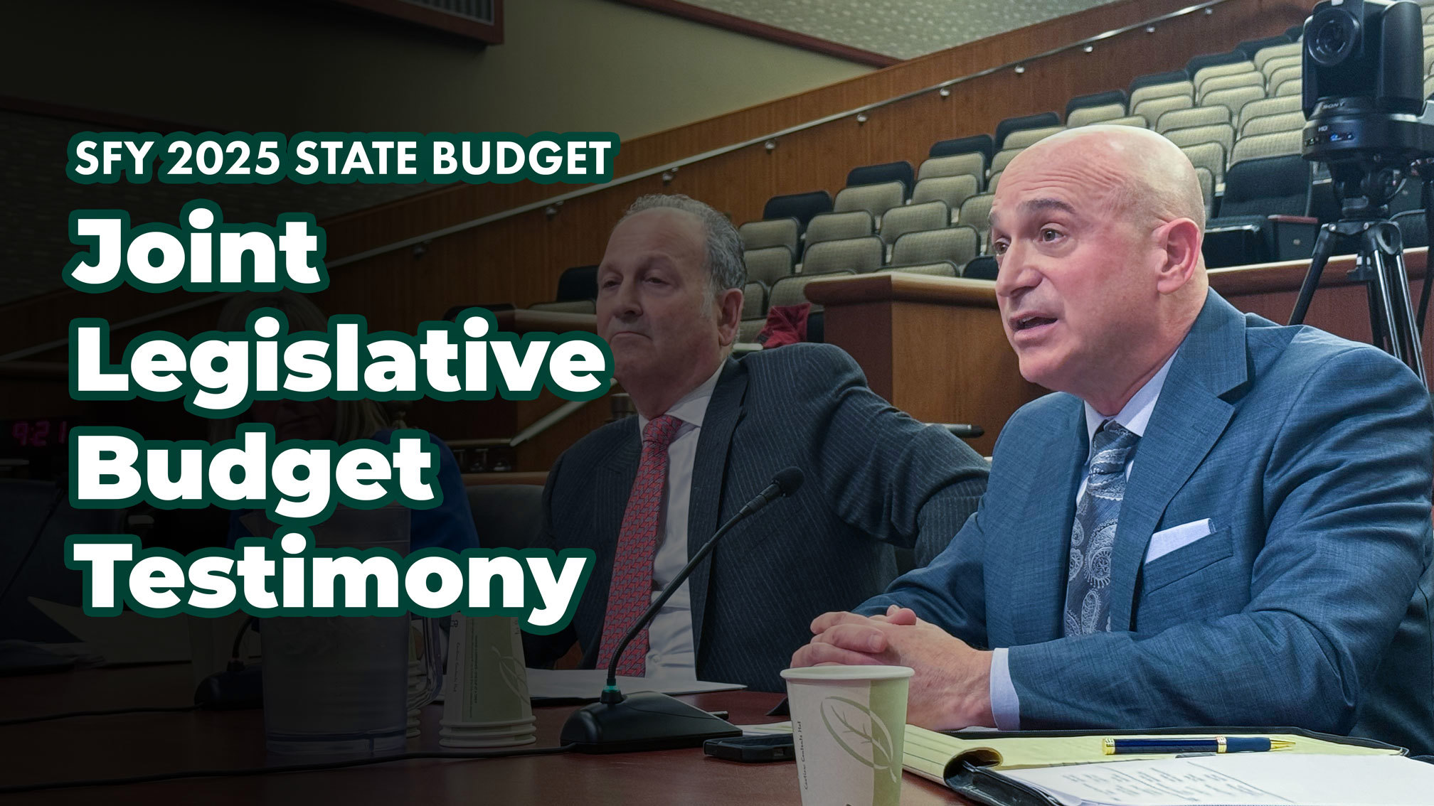 Counties Provide Testimony on SFY 2025 Budget Proposal
